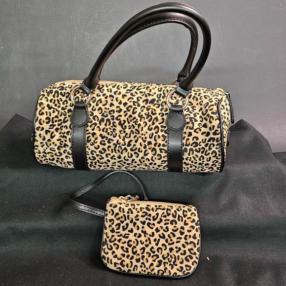 Amanda Smith | Bags | Small Leopard Print Amanda Smith Purse Wmatching ...